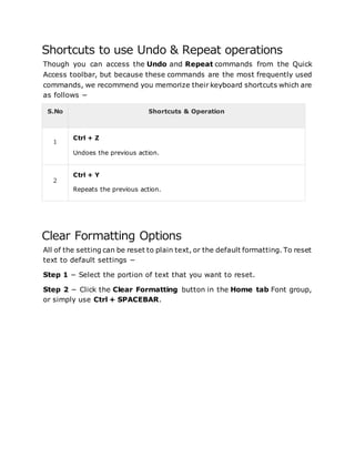 Microsoft Office Word Introduction Complete | DOCX