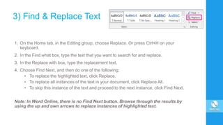 Microsoft Word Power Shortcuts & Tips (Part-2) | PPT