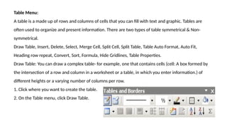 Basic functions of Microsoft Word in Offices | PPTX