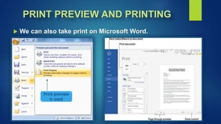 MICROSOFT WORD INTRODUCTION Presentation | PPTX