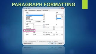 MS WORD Introduction ppt | PPSX