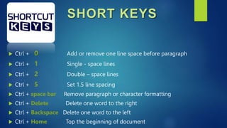 MS WORD Introduction ppt | PPT