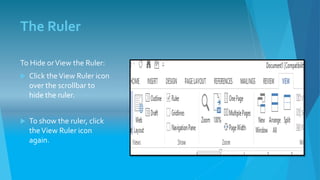 MS Word Introduction and Tools. | PPTX