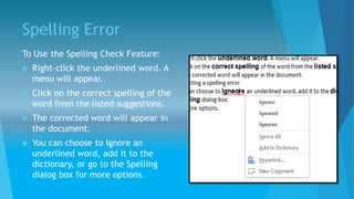 MS Word Introduction and Tools. | PPTX