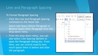MS Word Introduction and Tools. | PPTX