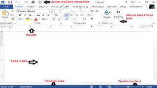 MS Word Introduction and Tools. | PPTX