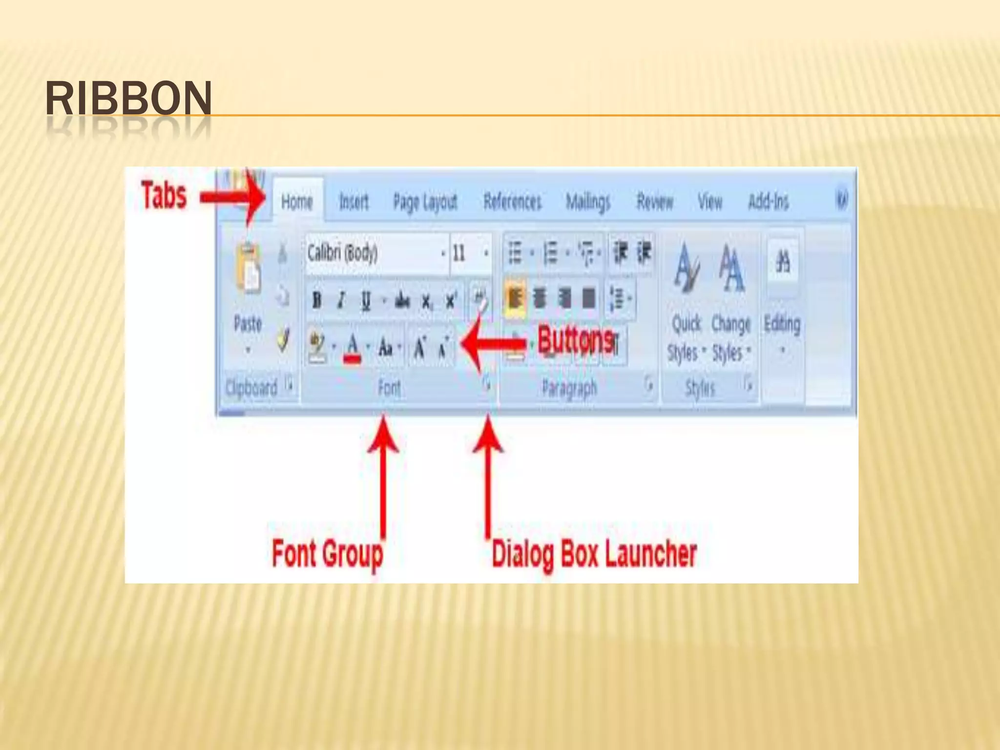 Ms word screen | PPTX