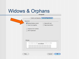 Widows and orphans word - navigatorlasopa