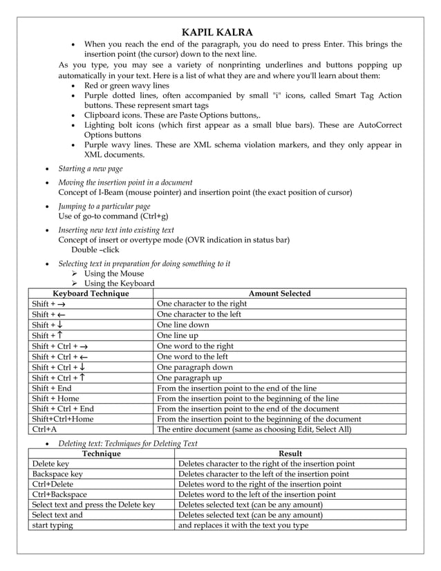Ms word training | PDF Ms word training | PDF