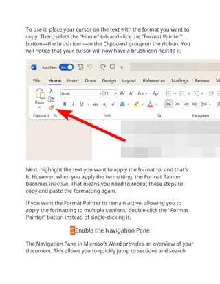 Microsoft Word Processing Good Tricks.docx