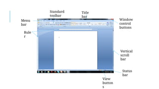 Microsoft Word Introduction Lesson .pptx | Desktop Publishing ...