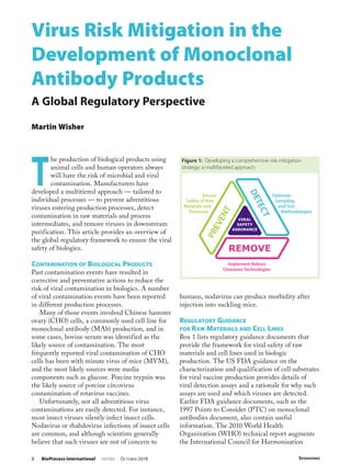 Viral Risk Mitigation - A Global Regulatory Perspective | PDF