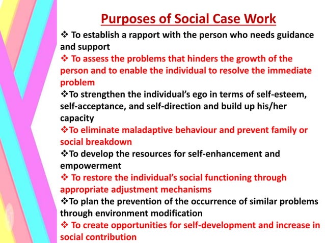 Social Case Work Msw sem I viva | PPTX