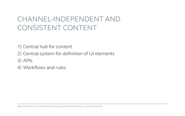 Content Design, UI Architecture and Content-UI-Mapping | PPT
