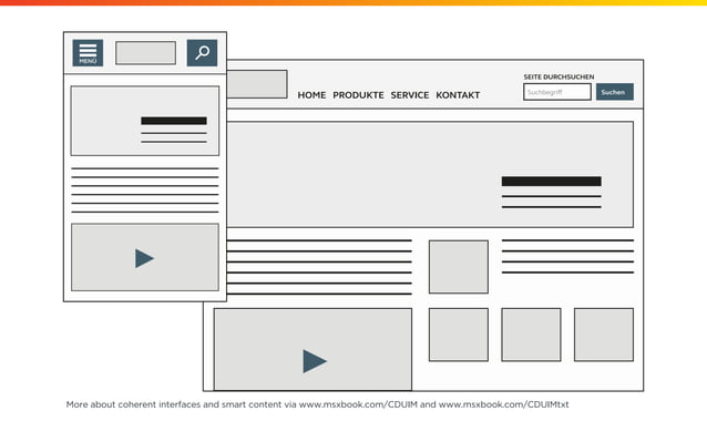 Content Design and UI Architecture for Multiscreen-projects | PDF