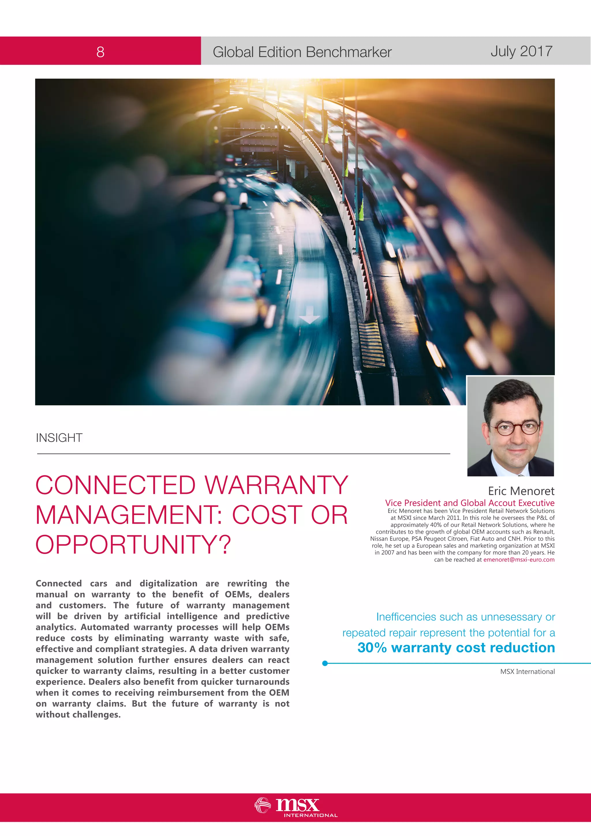MSXI Global Benchmarker July_2017 | PDF
