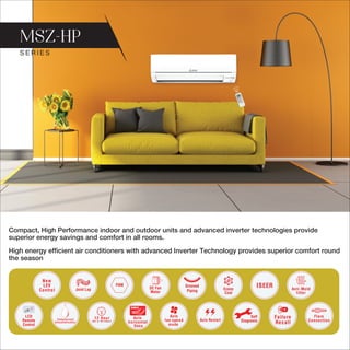 MSZ-HP Air Conditioning Systems Catalogue | PDF