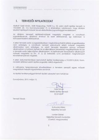 Mária út (Műszaki leírás 20150515) | PDF