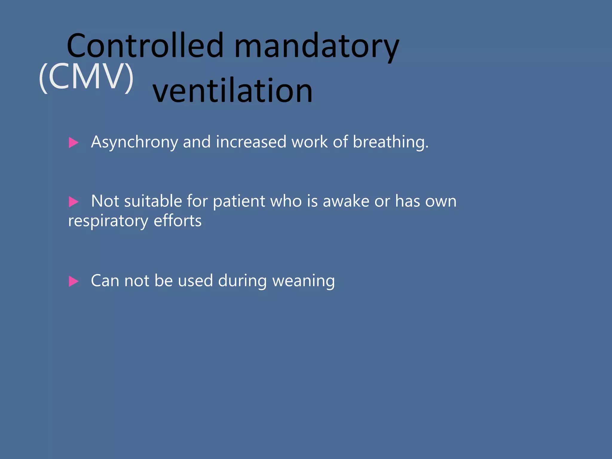 Approach to Mechanical ventilation | PPTX