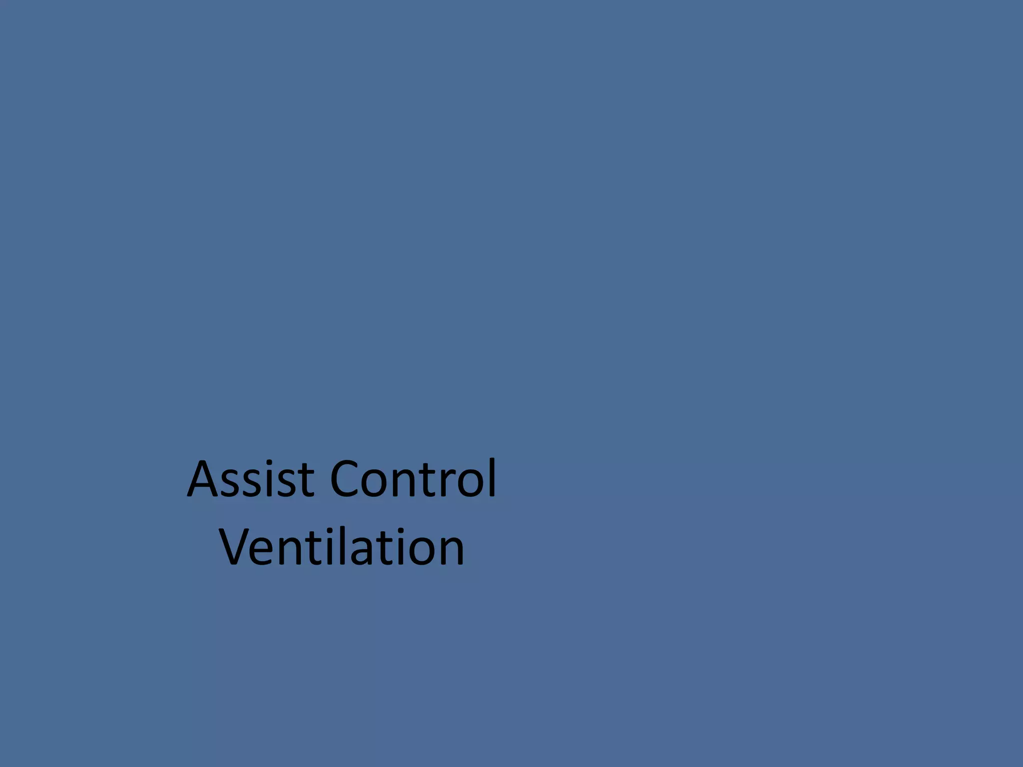 Approach to Mechanical ventilation | PPTX