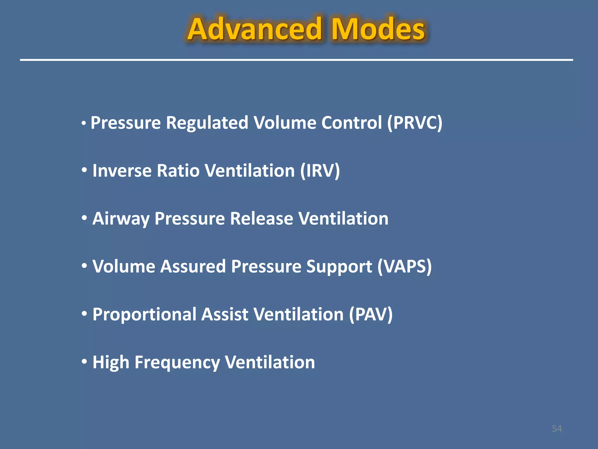 Approach to Mechanical ventilation | PPTX