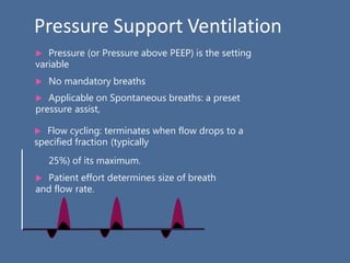 Approach to Mechanical ventilation | PPT