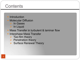 Mass Transfer | PPTX