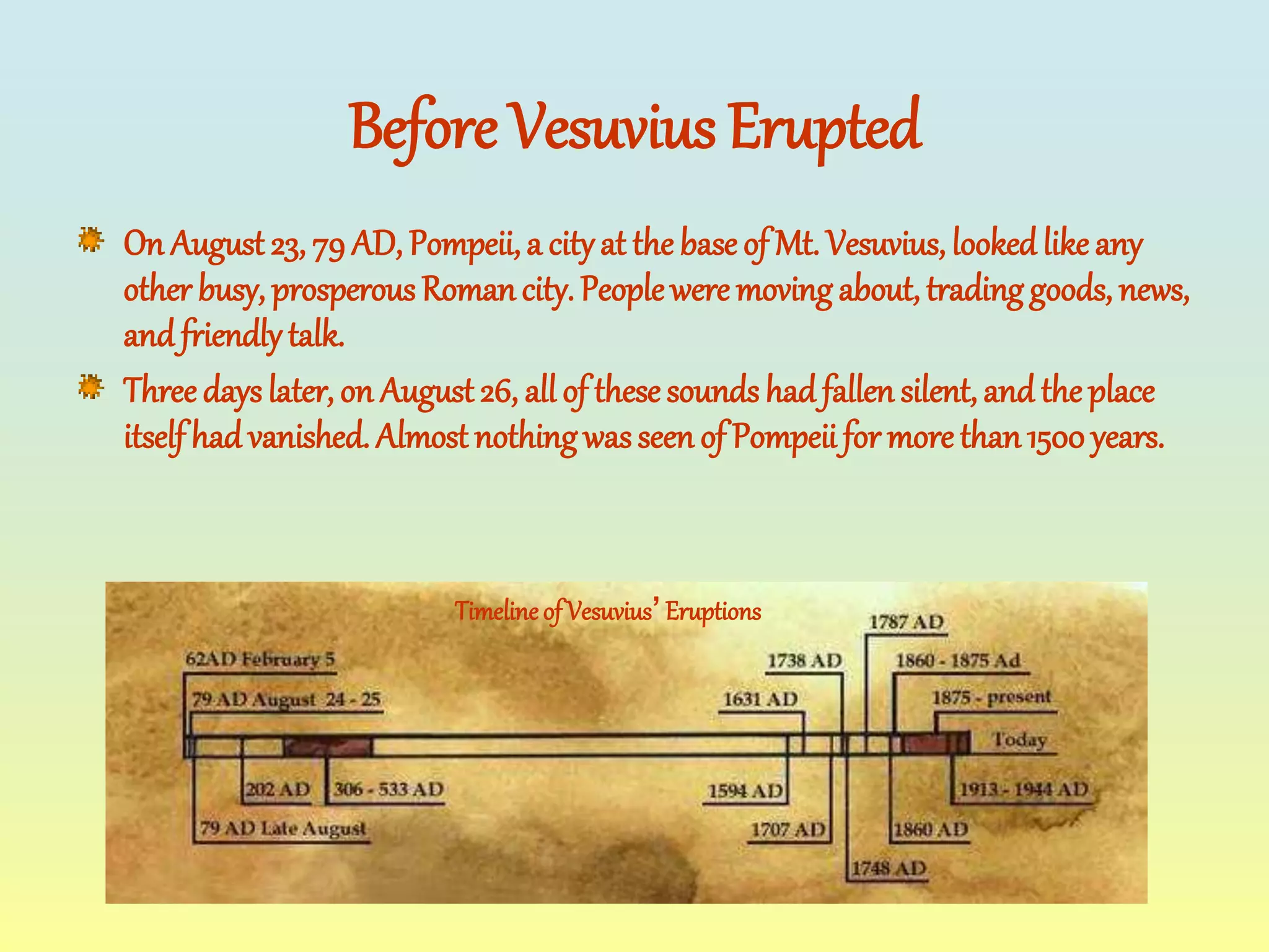 Mt. vesuvius eruption | PPT