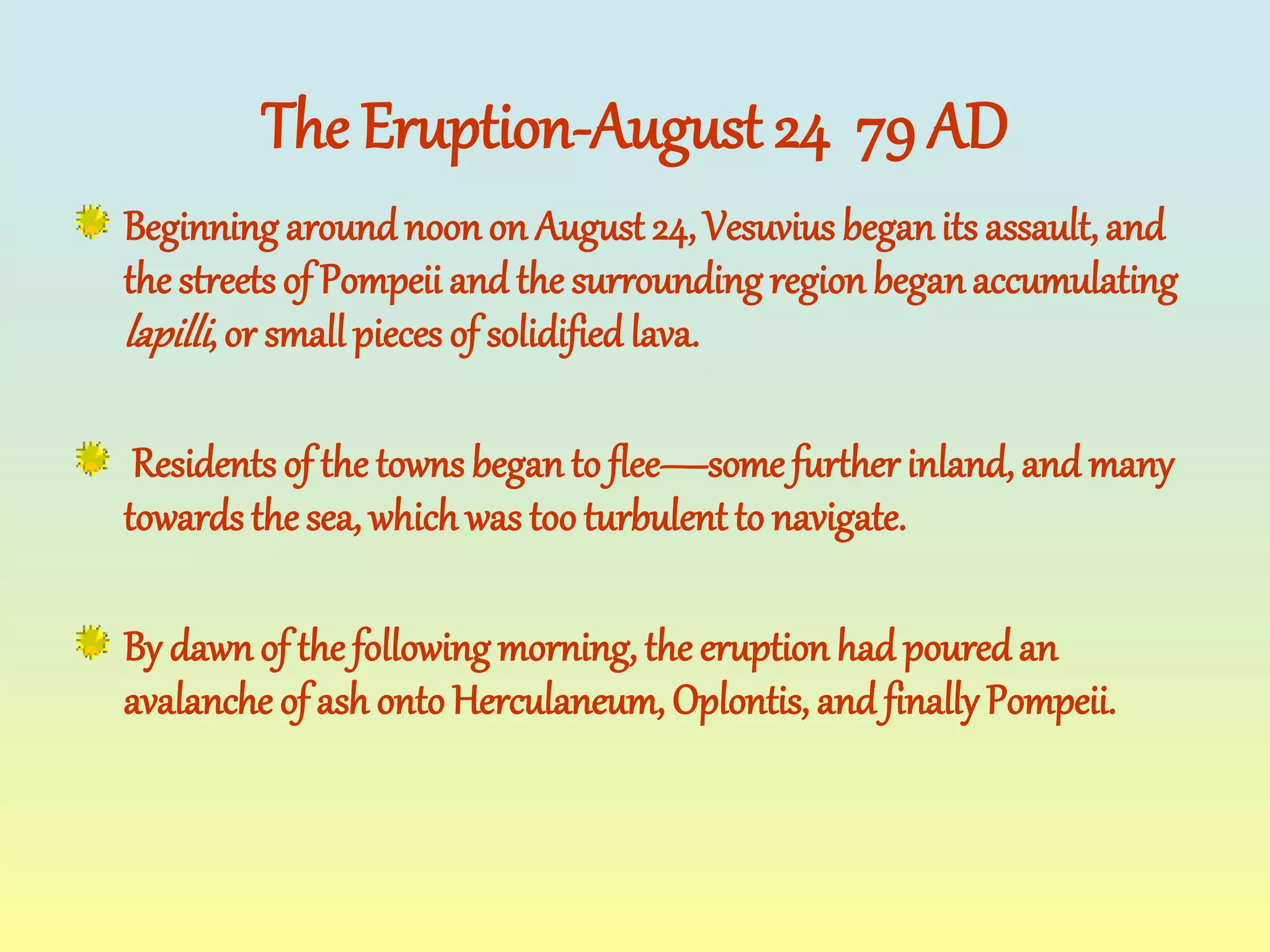 Mt. vesuvius eruption | PPT