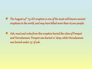 Mt. vesuvius eruption | PPT