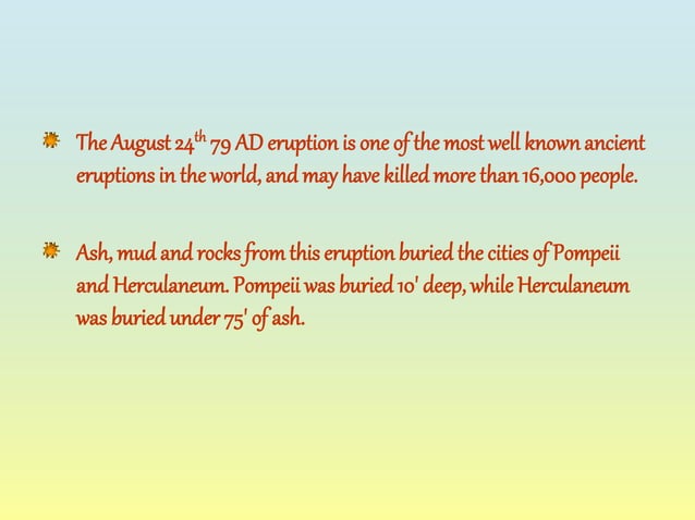 Mt. vesuvius eruption | PPT