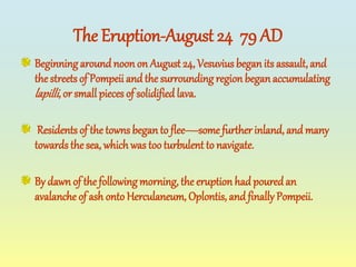 Mt. vesuvius eruption | PPT