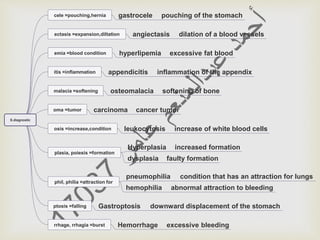Medical Terminology Mindmap | PPT