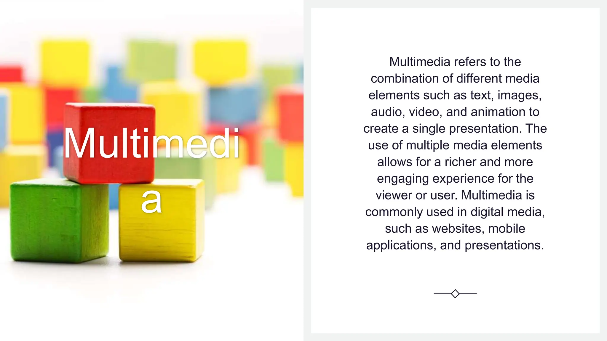 About multimedia and it's some principles | PPTX