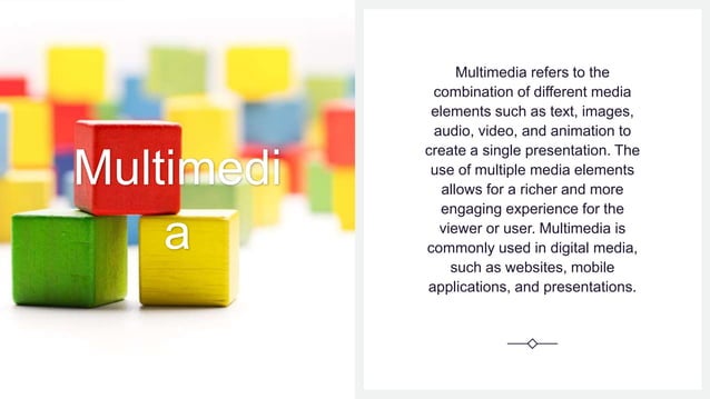 About multimedia and it's some principles | PPTX