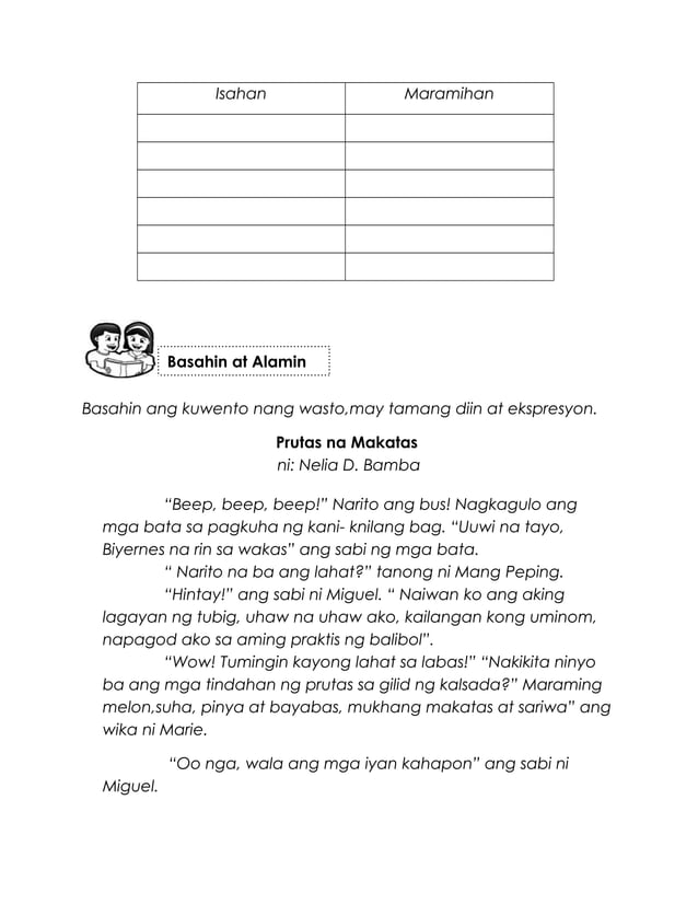 Mt lm q1 tagalog | DOC