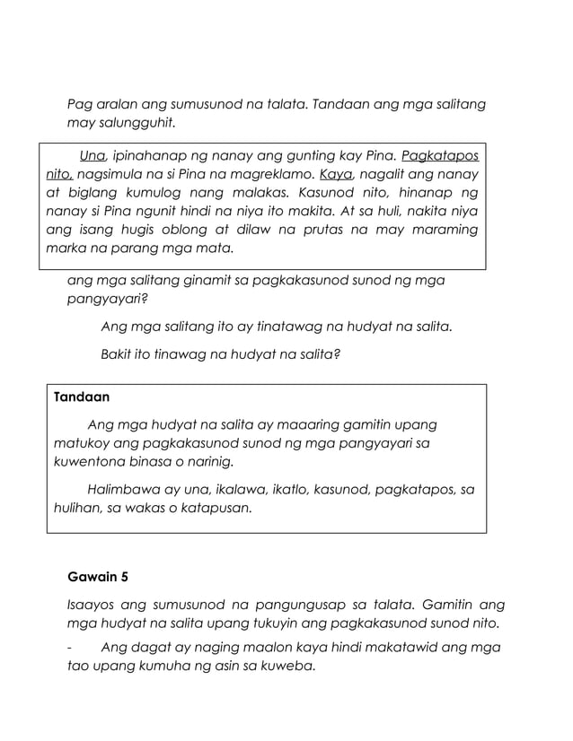 Mt lm q4 tagalog | DOC