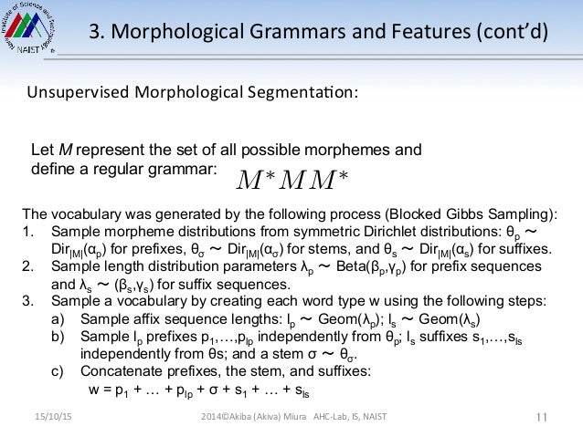 [Paper Introduction] Translating into Morphologically Rich Languages