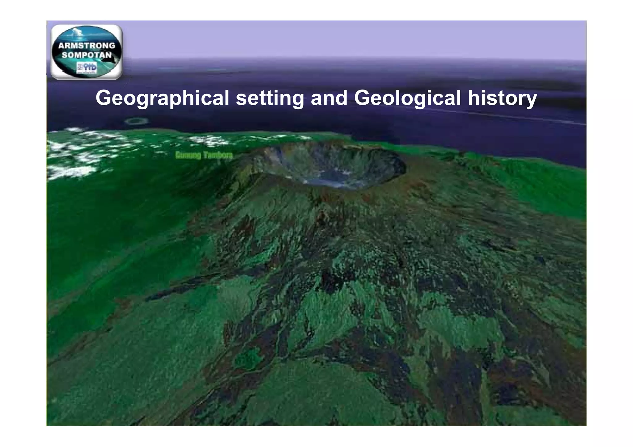 Mt. TAMBORA " The Largest Volcanic Eruption in Recorded History " | PDF
