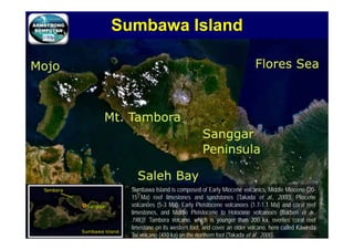 Mount Tambora Map