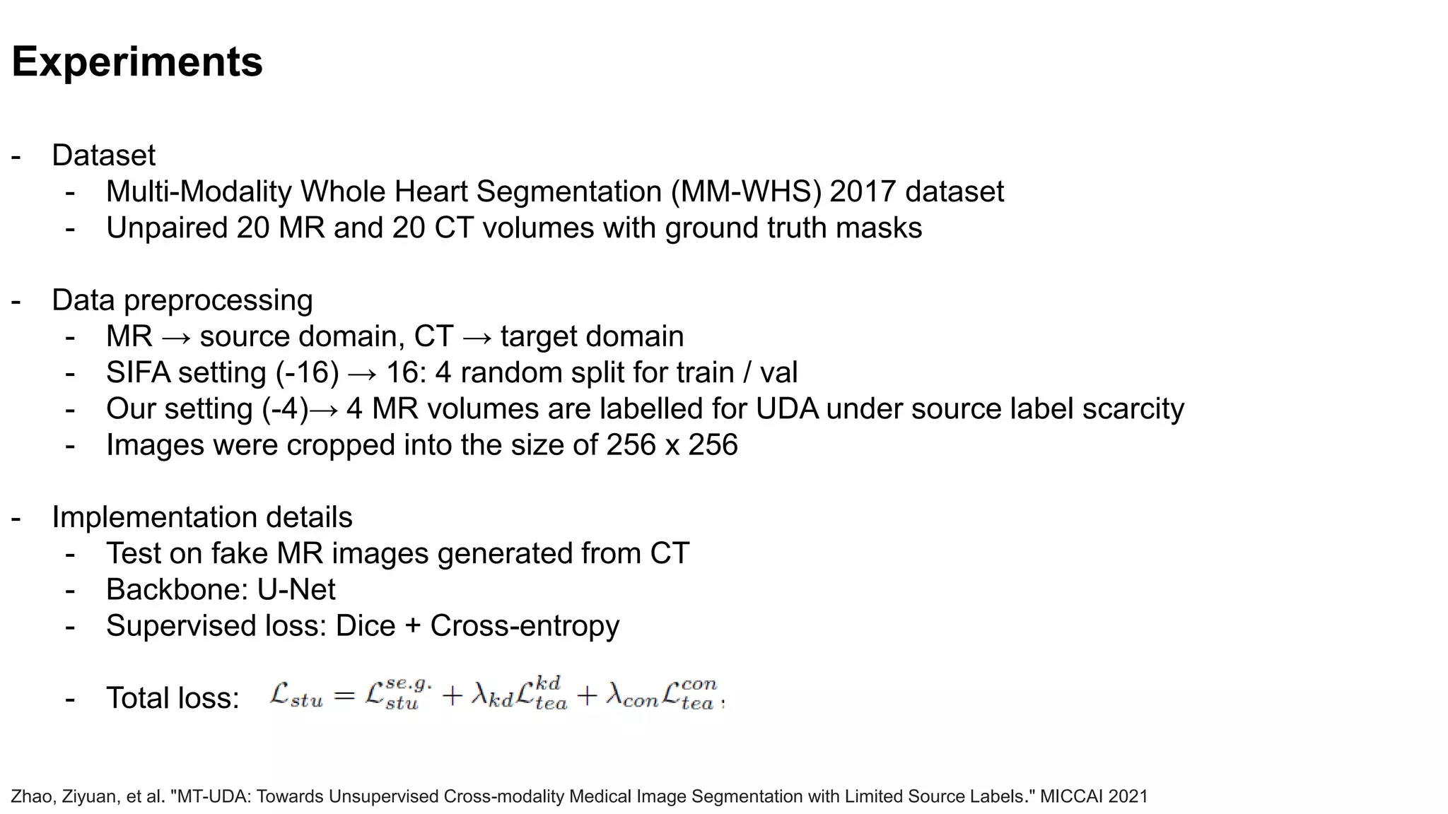 [MICCAI 2021] MT-UDA: Towards unsupervised cross-modality medical image ...