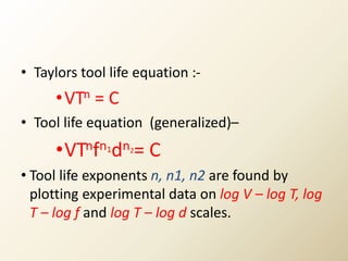 TOOL LIFE TEST | PPTX