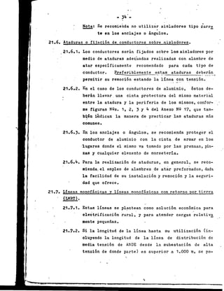 Reglamento para instalaciones electricas en media tension ANDE ...