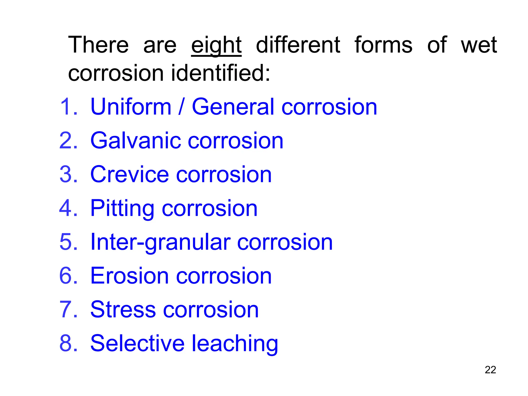 Corrosion mechanisms of metals and metals.ppt