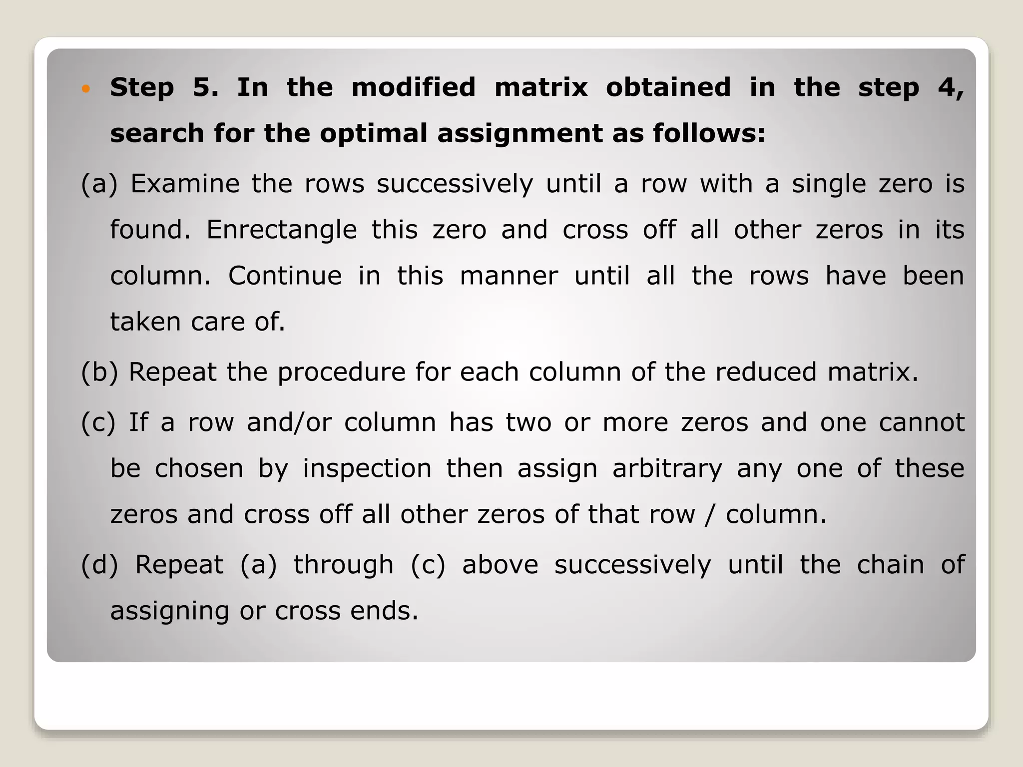 Hungarian Method | PPTX