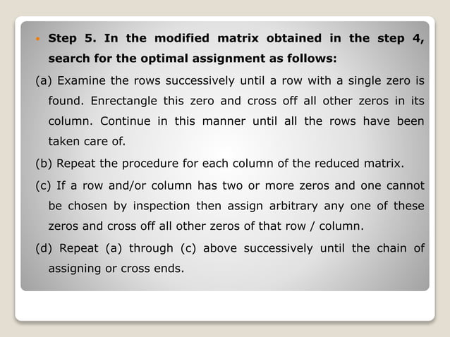 Hungarian Method | PPTX | Physics | Science