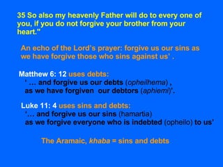 The unforgiving servant | PPT