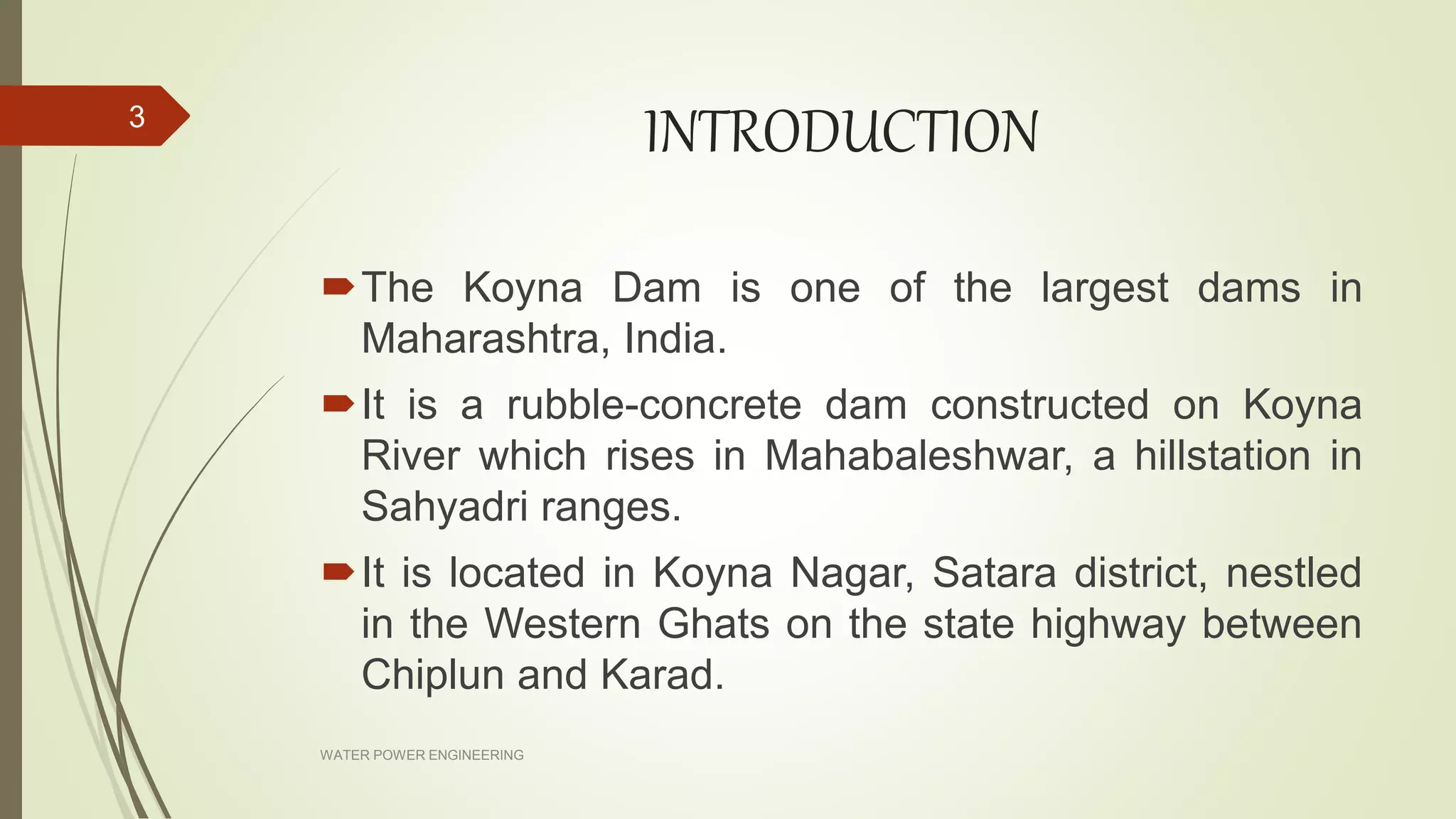 KOYNA DAM,MAHARASHTRA | PPTX