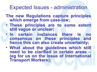 2010 - The new EU Social Security Regulations – preparations ...