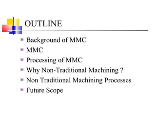 Machining of MMC | PPT